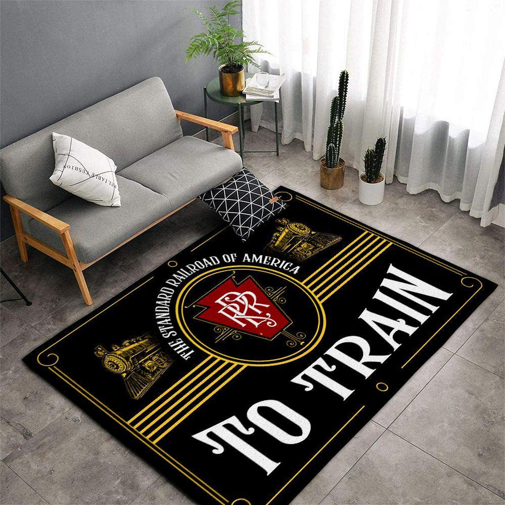 Railspirit Pennsylvania Railroad Area Rug Gift Idea For Train Lovers ...