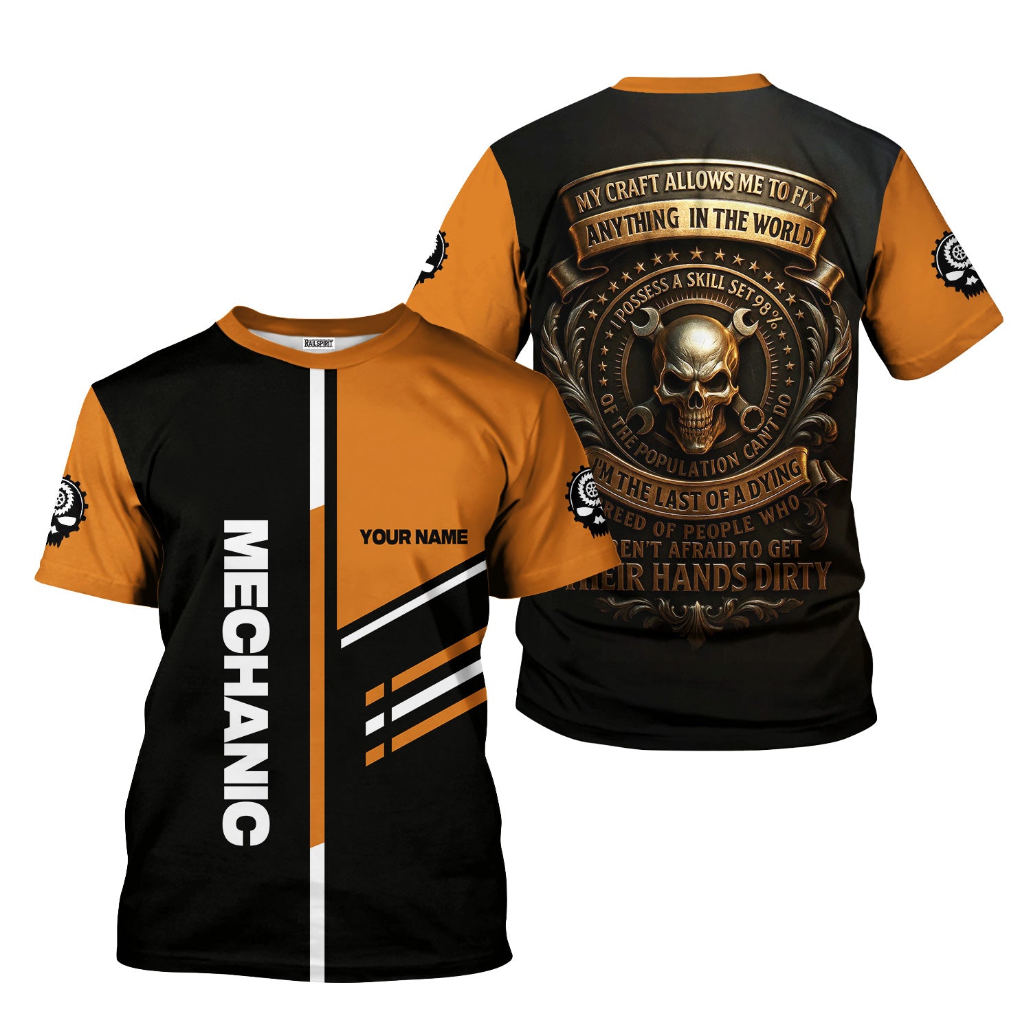 Personalized Mechanic Shirt, I'm The Last Of A Dying Breed Of People W ...
