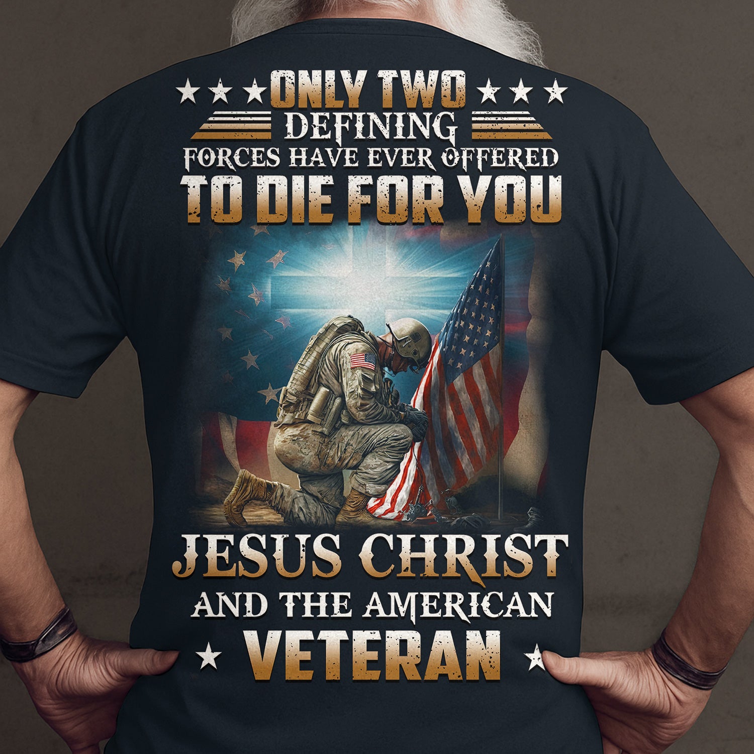 Christian Veteran Shirt, Jesus Christ and the American Veteran, Soldie ...