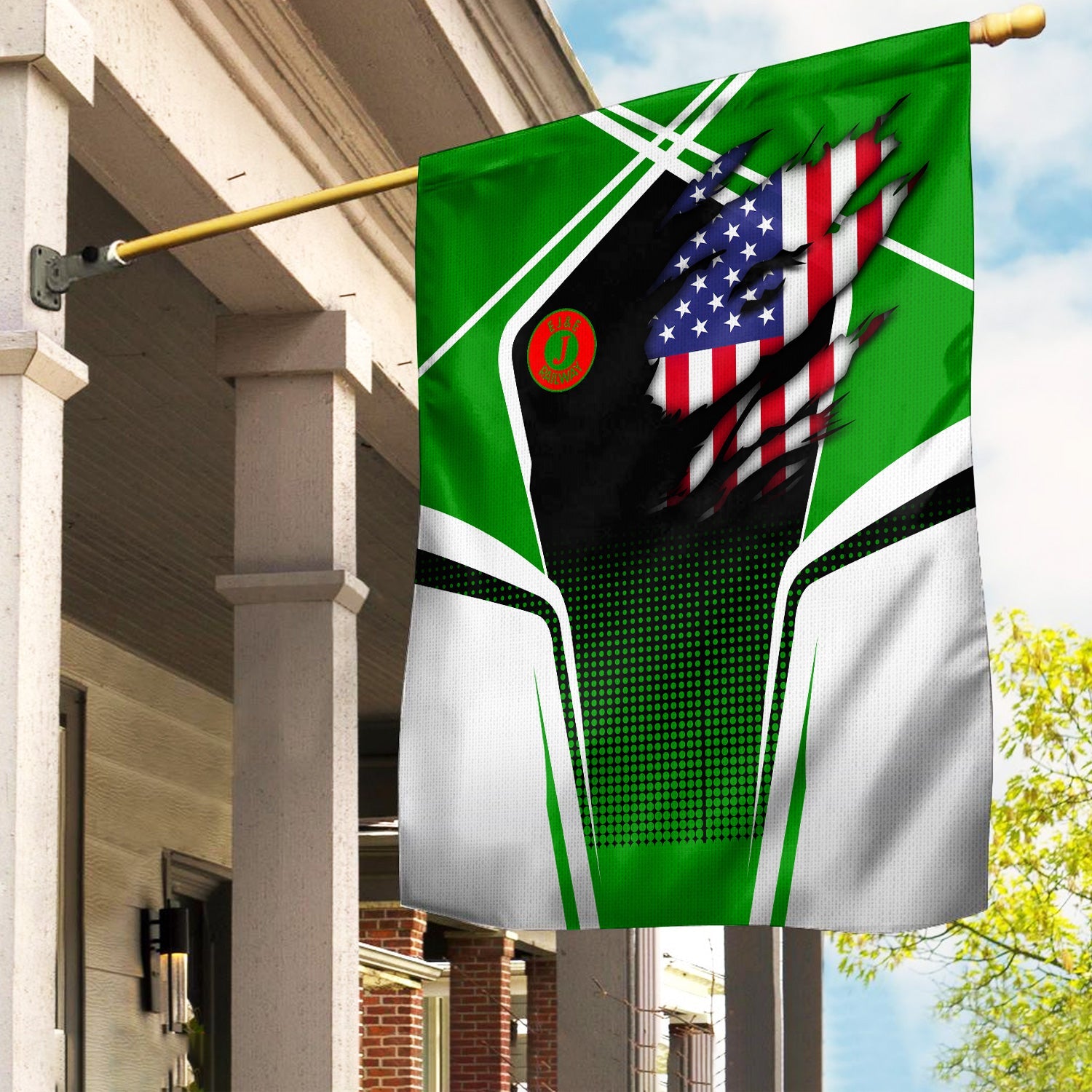 Railspirit Personalized Elgin Joliet And Eastern Railroad Garden Flag ...