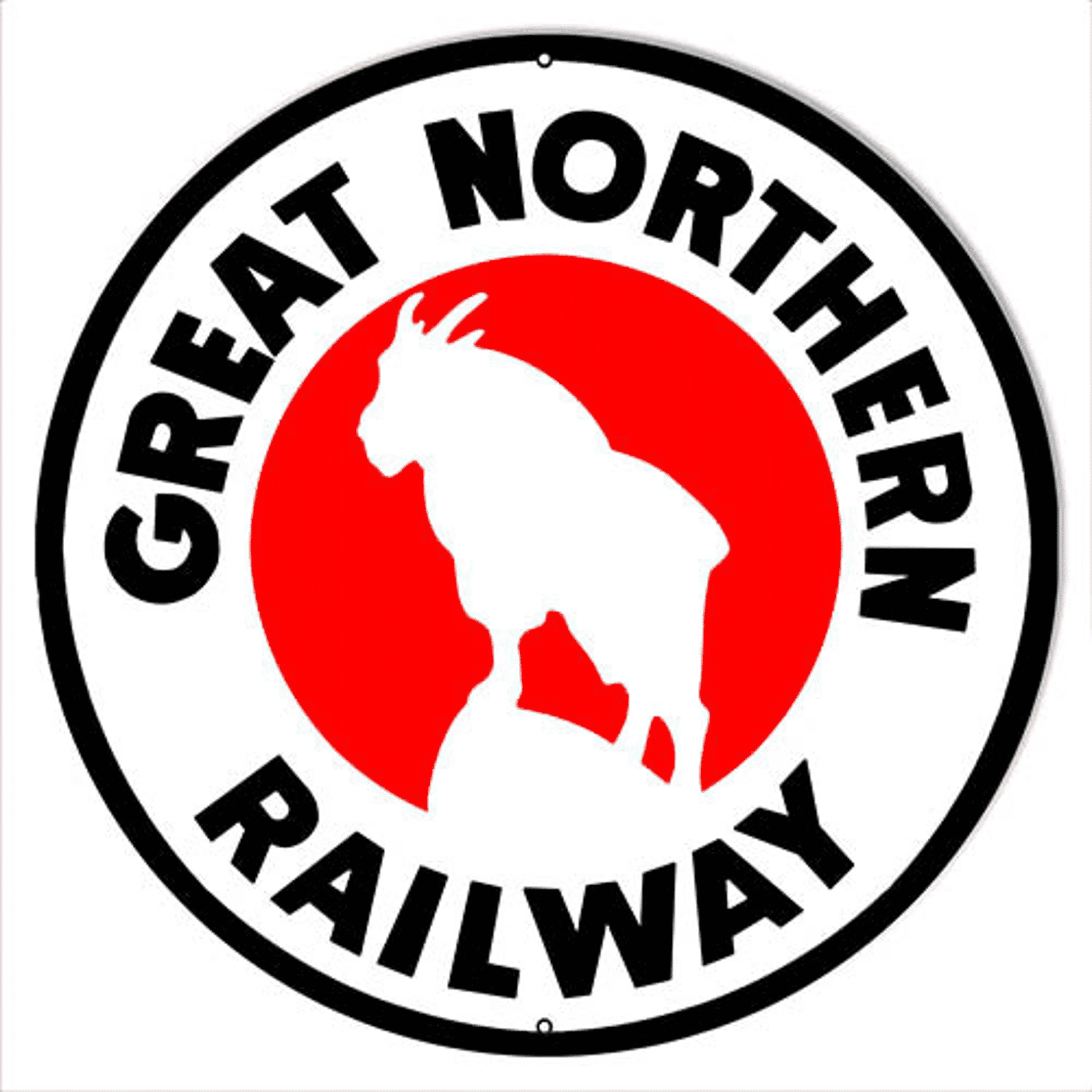 Railspirit Great Northern Railway Railroad Metal Sign Vintage Style Re ...